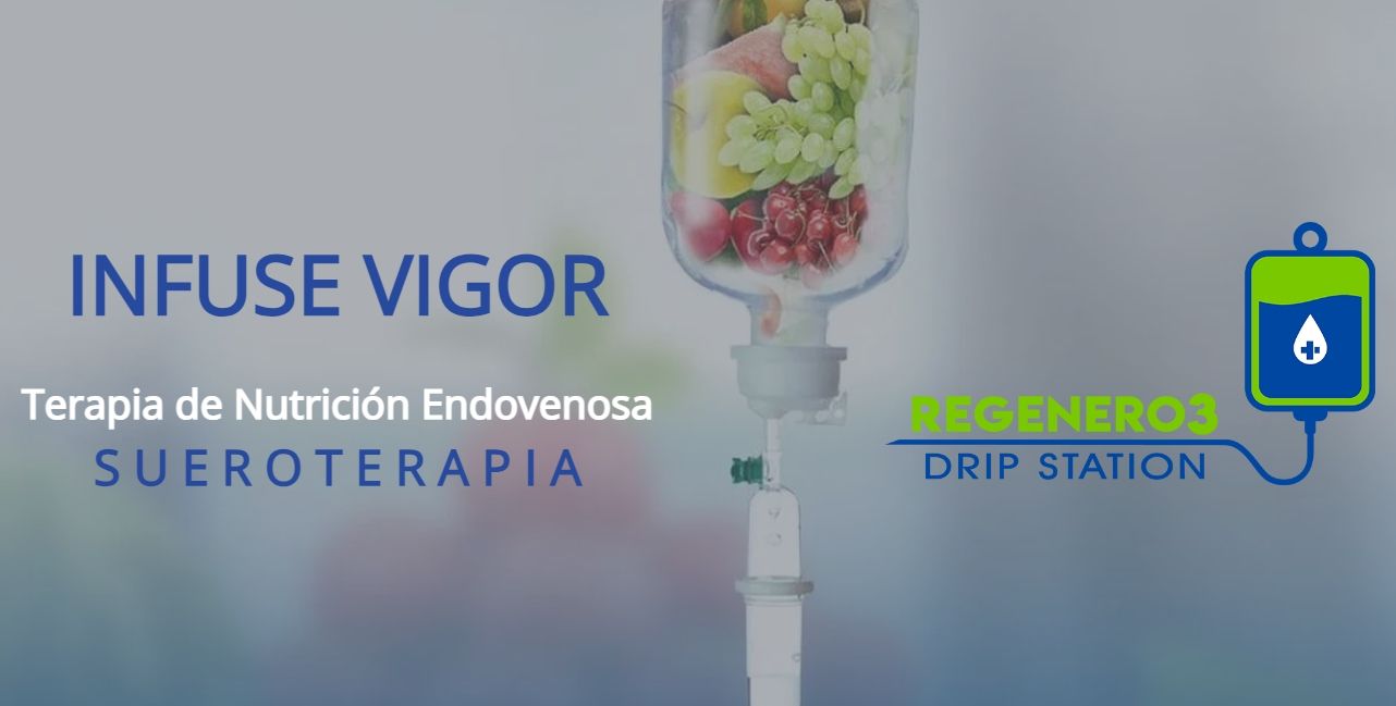 Sueros de nutrición endovenosa con drips | RegenerO3 IV Station
